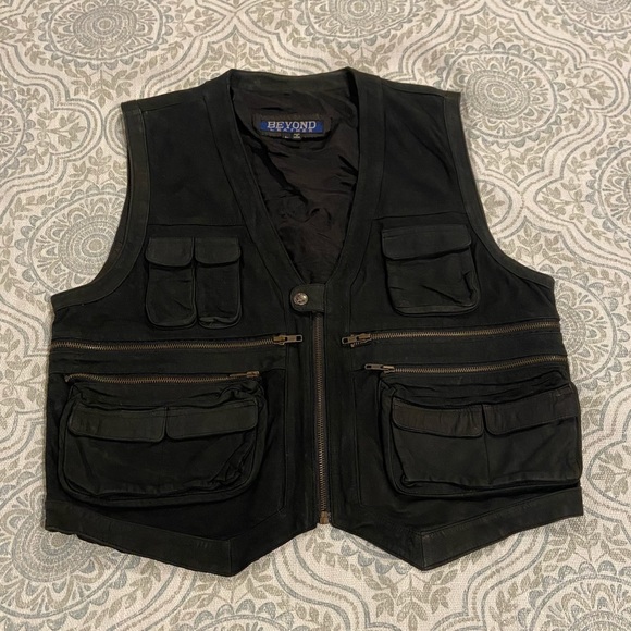 BEYOND LEATHER | Jackets & Coats | Beyond Leather Mens Leather Vest ...